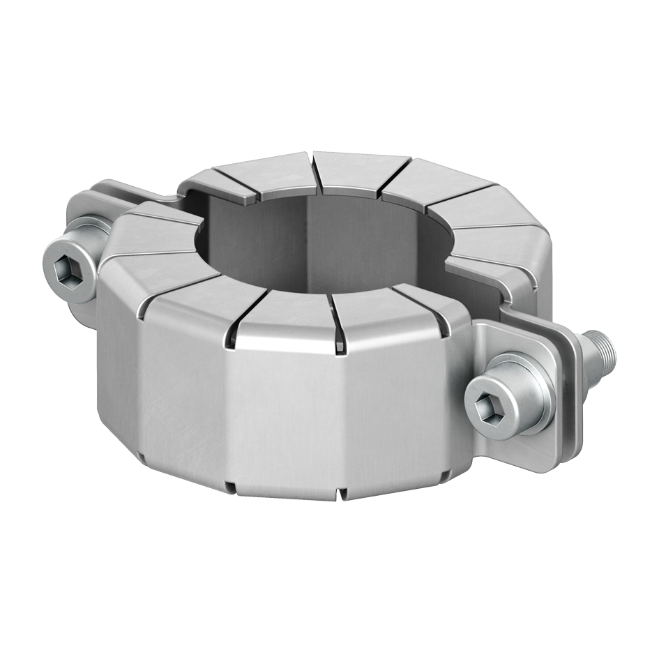 Socket clamp - two piece