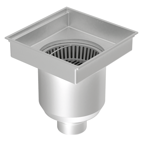 Fixed height – vertical outlet