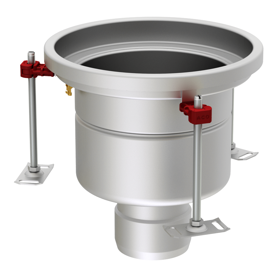 Fixed height with vertical outlet - Round top