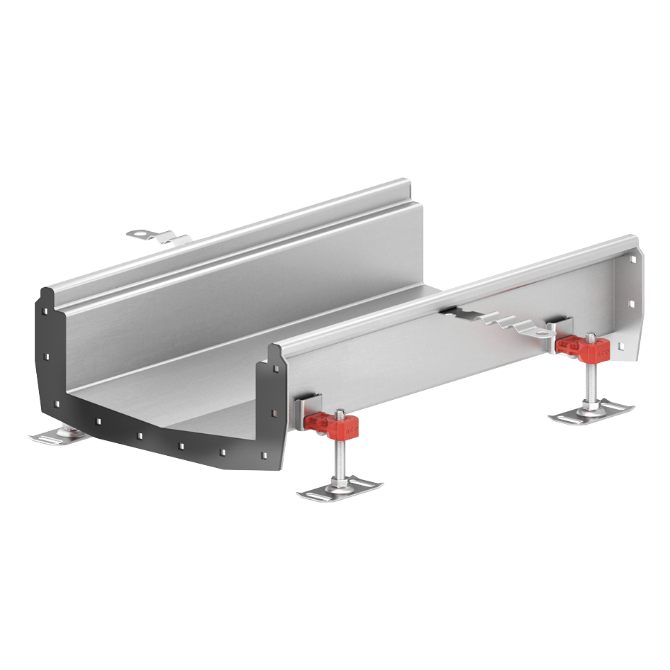 Sloping invert channel