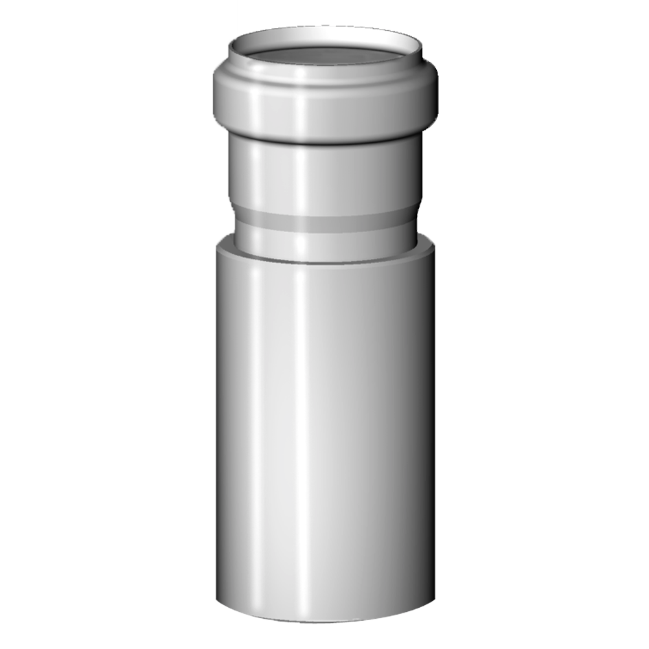 Weld on piece with socket form