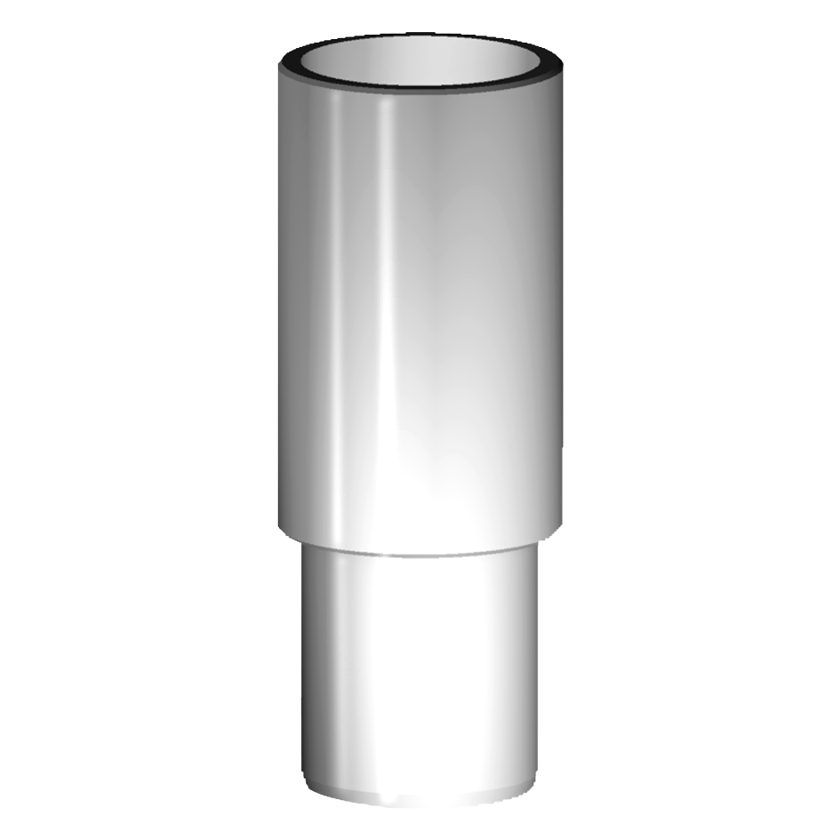 Weld on piece with spigot form E2