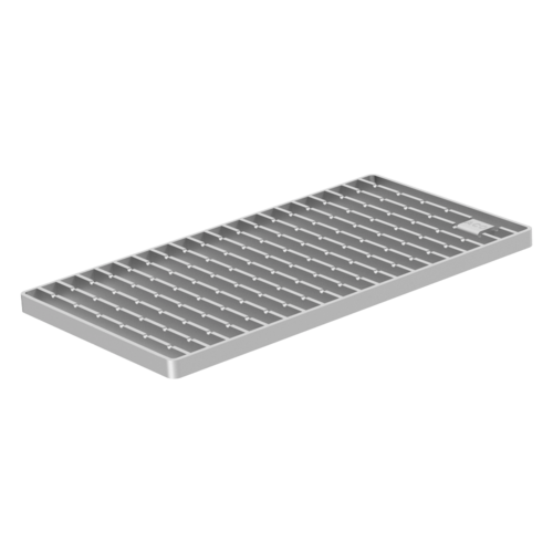 ACO hygienic ladder grating, slip-resistant