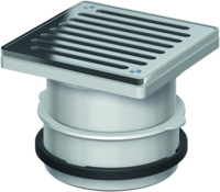 Gully body Passavant, DN 100 – socket inclination 90°