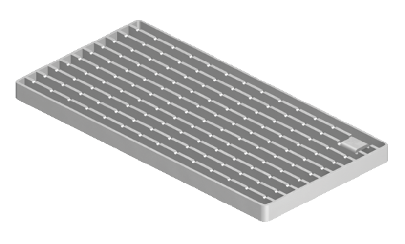 ACO hygienic ladder grating